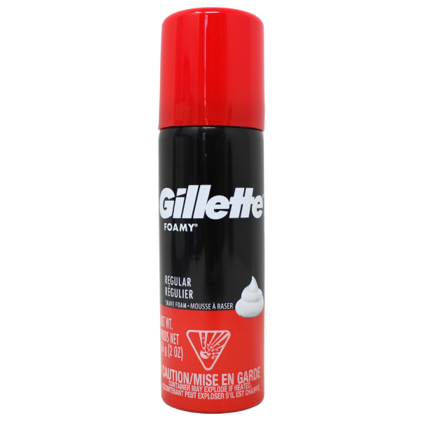 Gillette Foamy Regular 56g - Classic Shaving Foam | [Your Store Name ...