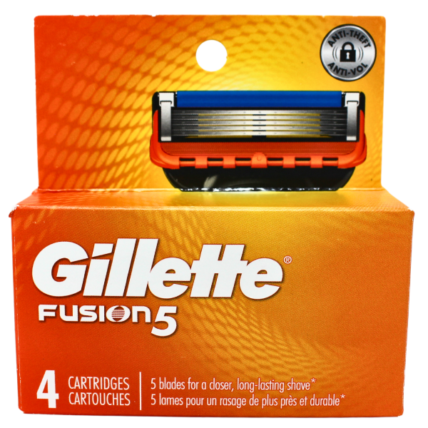 Gillette Fusion5 Razor Cartridges - 4 Refills – Meganest
